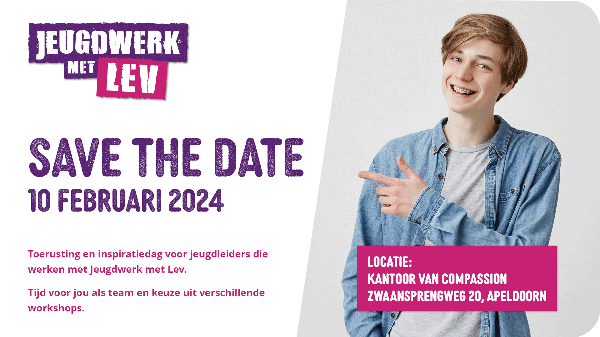 Jeugdwerk met Lev – toerusting – Zorg voor Jongeren